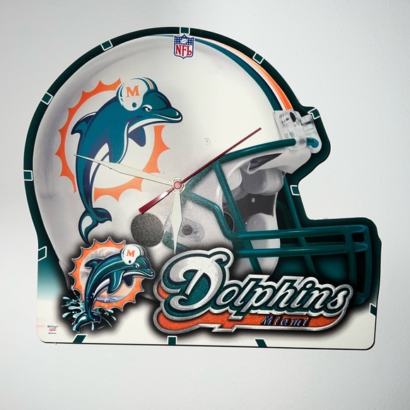 NFL | Accents | Miami Dolphins Clock | Poshmark
